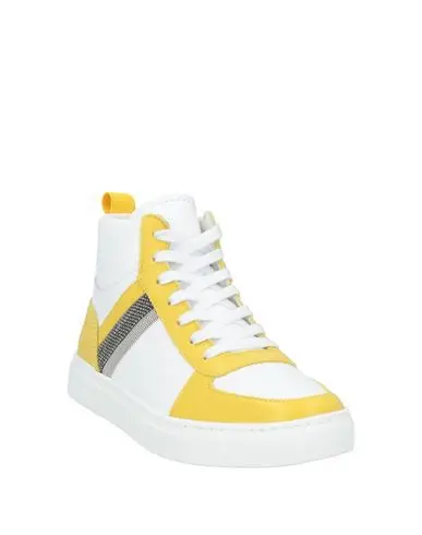 Fabiana Filippi High-top Leather Sneakers - Yellow
