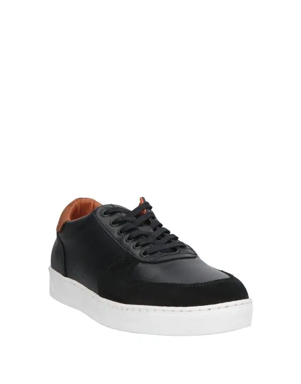CAFÈNOIR Leather Sneakers - Black