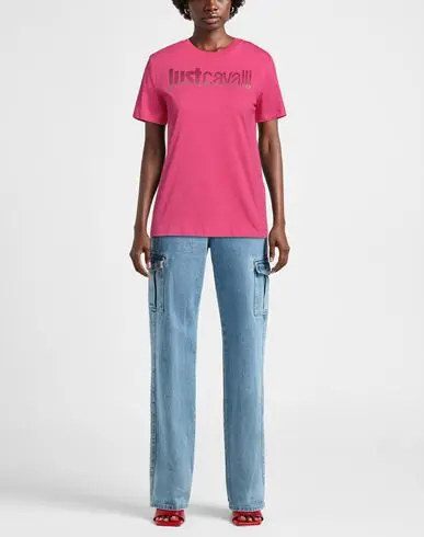 Just Cavalli T-shirt In Cotton - Pink