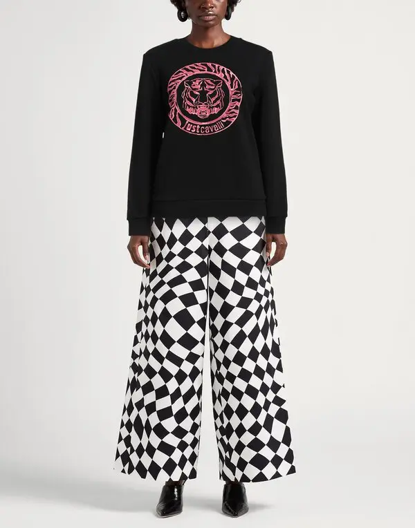 Just Cavalli Cotton-elastane Fleece Sweatshirt