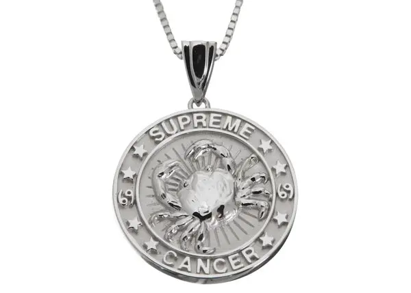 Supreme Jacob&co Cancer Zodiac Pendant - Sterling Silver