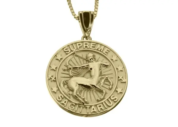 Supreme Jacob&co Sagittarius Zodiac Pendant - 14k Gold