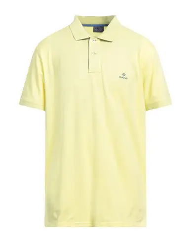 Gant Polo Shirt Size Cotton, Elastane - Yellow