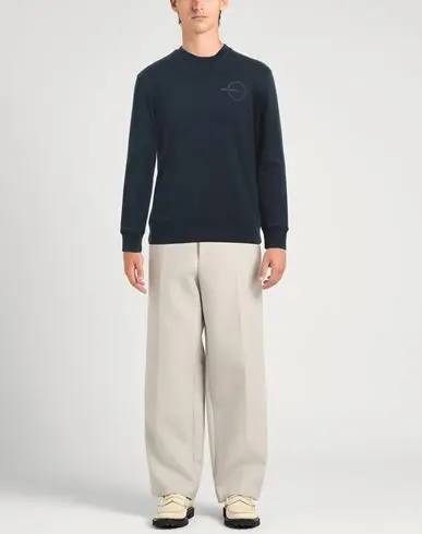 Armani Exchange Cotton Polyester Elastane Sweatshirt - Blue