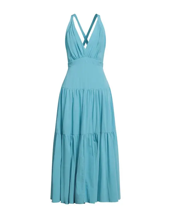 MANILA GRACE Flared Maxi Dress