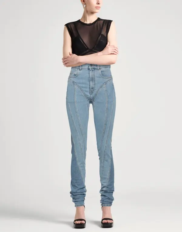MUGLER Skinny Jeans In Stretch Denim