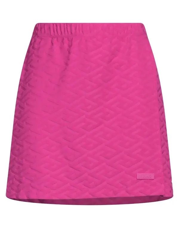 Versace Fuchsia Polyamide Stretch Mini Skirt