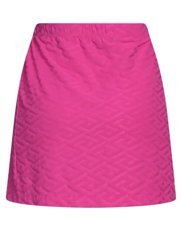 Versace Fuchsia Polyamide Stretch Mini Skirt