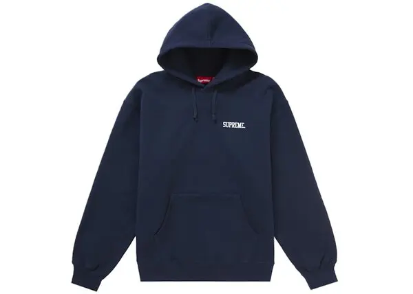 Supreme Anarchy Hooded Sweatshirt - Navy Blue