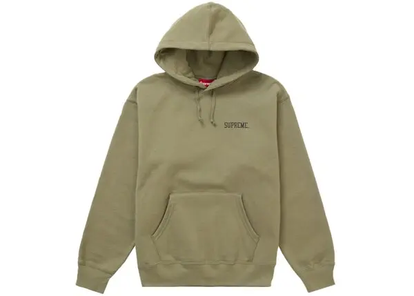 Supreme Anarchy Hooded Sweatshirt - Light Olive