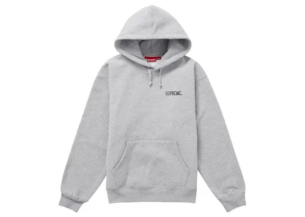 Supreme Anarchy Hooded Sweatshirt - Heather Grey