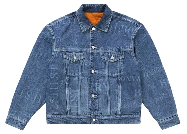 Supreme Martine Rose Reversible Trucker Jacket - Blue