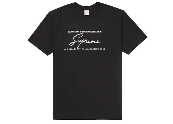 Supreme Martine Rose Tee Shirt - Black