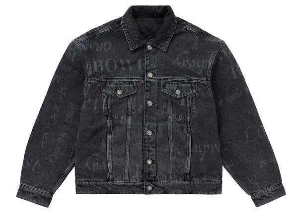 Supreme Martine Rose Reversible Trucker Jacket - Black