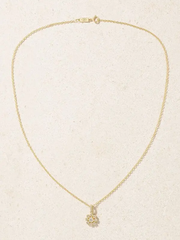 JENNIFER MEYER Small 18-karat Diamond Necklace