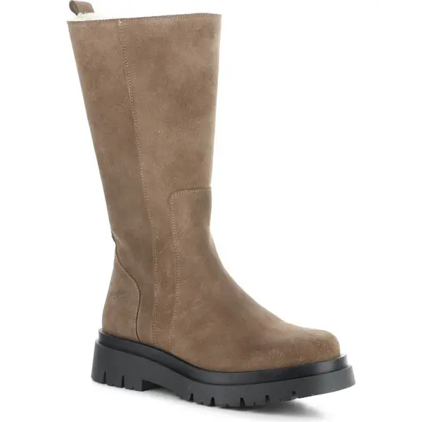 BOS. & CO. Marie Platform Boots - Taupe