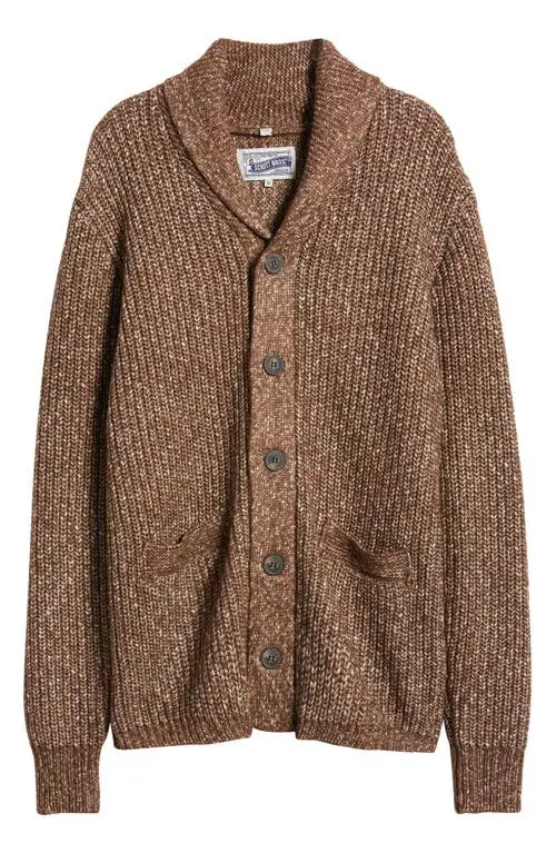 SCHOTT Heavyweight Shawl Collar Cardigan