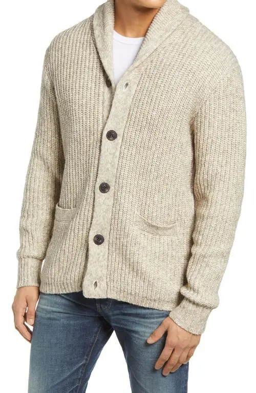 SCHOTT Heavyweight Shawl Collar Cardigan