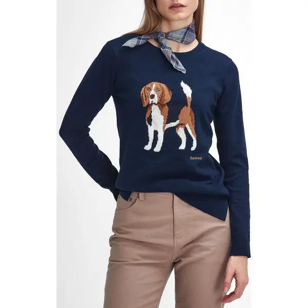 Barbour Fareham Beagle Cotton & Cashmere Sweater
