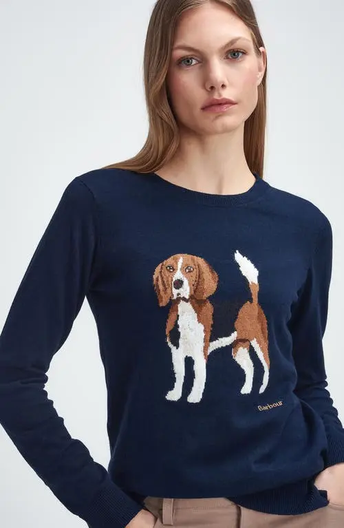 Barbour Fareham Beagle Cotton & Cashmere Sweater