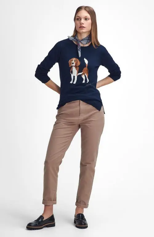 Barbour Fareham Beagle Cotton & Cashmere Sweater