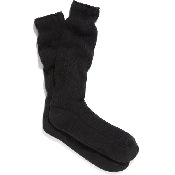 Free People Staple Slouch Socks - Black
