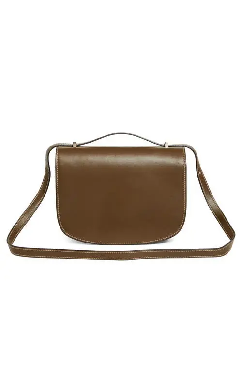 Savette Tondo 22 Leather Crossbody Bag - Mink