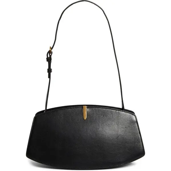 Savette The Florence Leather Shoulder Bag - Black