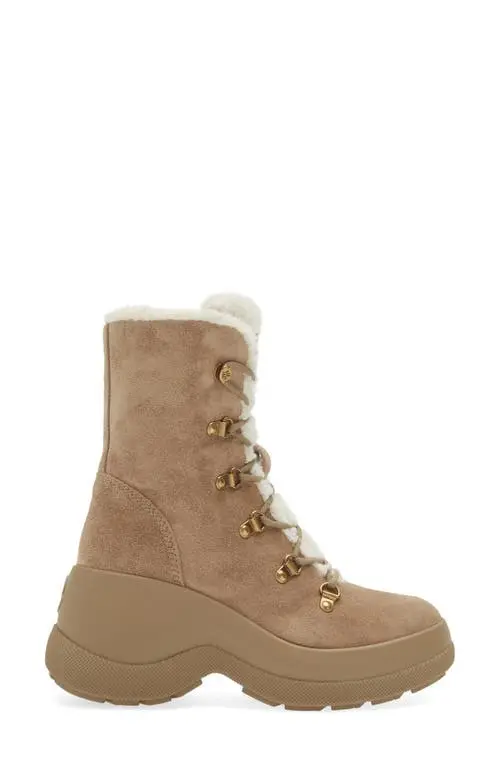 Moncler Resile Trek Faux Shearling Trim Bootie