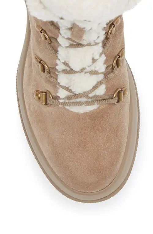 Moncler Resile Trek Faux Shearling Trim Bootie
