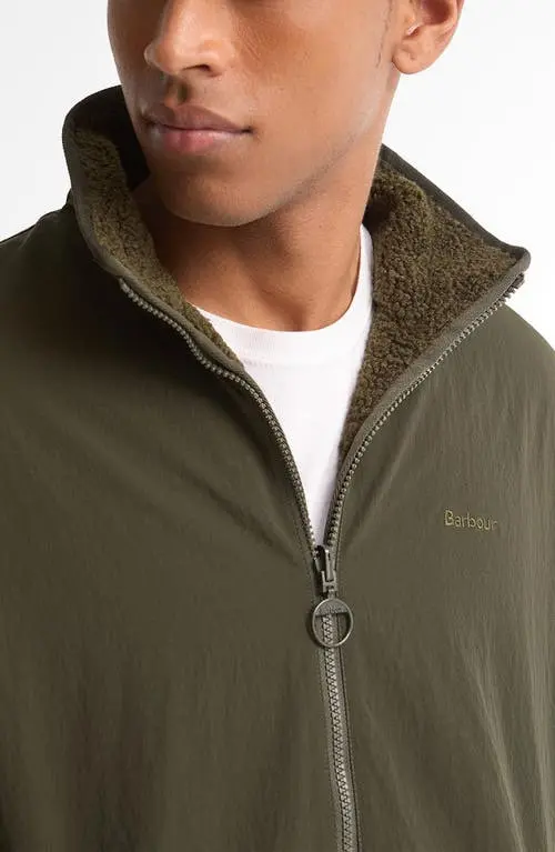 Barbour Reversible Fleece Jacket - Sage
