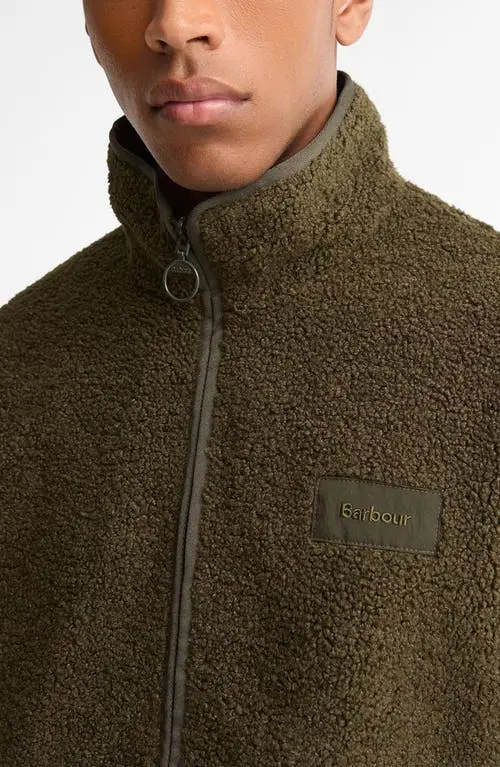 Barbour Reversible Fleece Jacket - Sage