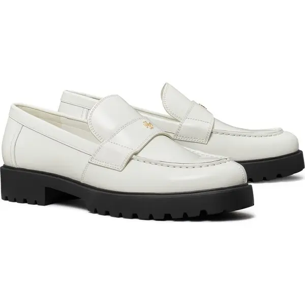Tory Burch Platform Loafer - Dove White