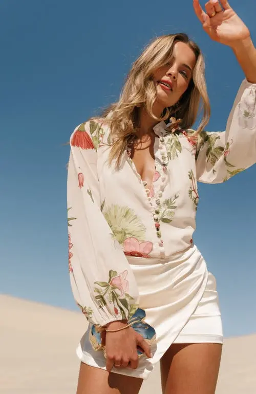 PETAL & PUP Marni Floral Button-up Shirt