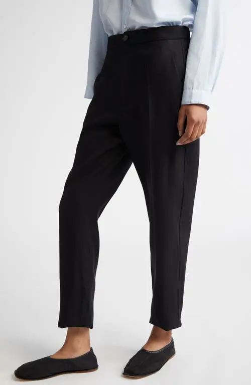 SETCHU Origami Pintuck Straight Leg Trousers