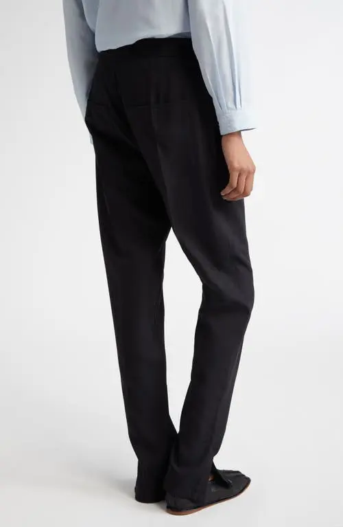 SETCHU Origami Pintuck Straight Leg Trousers