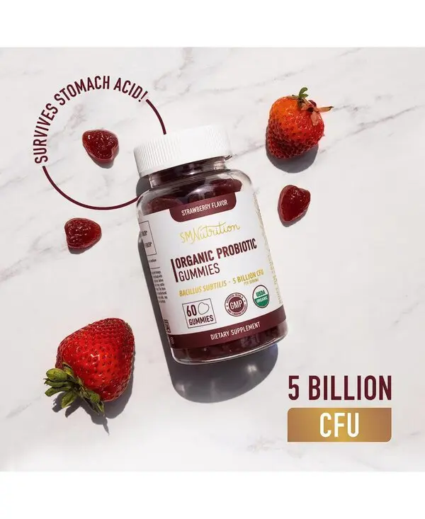 SM NUTRITION Smnutrition Organic Probiotic Gummies