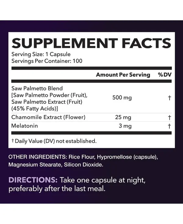 HAVASU NUTRITION Saw Palmetto Pm Extra Strength Capsules