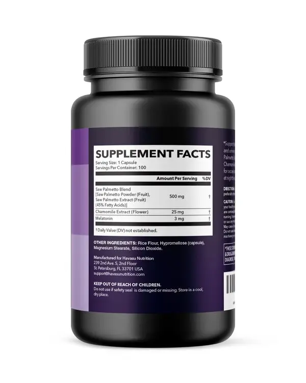 HAVASU NUTRITION Saw Palmetto Pm Extra Strength Capsules