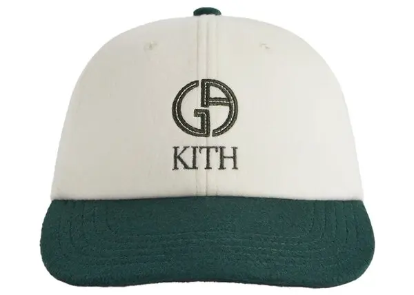 Kith X Giorgio Armani Two Tone Baseball Cap - Sandrift