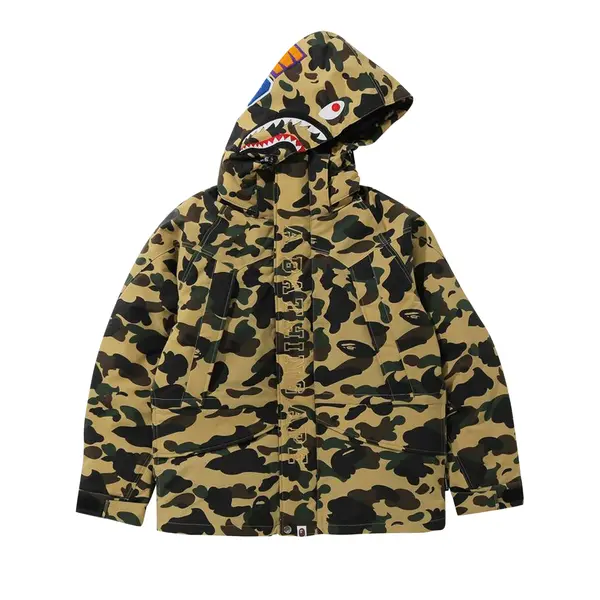 A BATHING APE 1st Camo Snowboard Down Jacket - Yellow