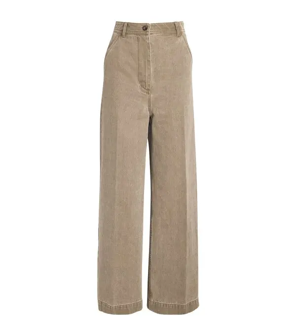 YVES SALOMON Wide-leg Jeans