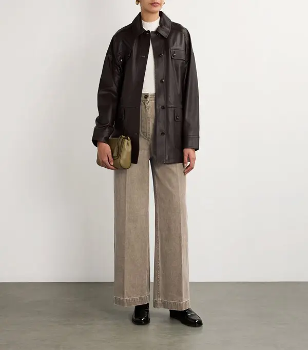 YVES SALOMON Wide-leg Jeans
