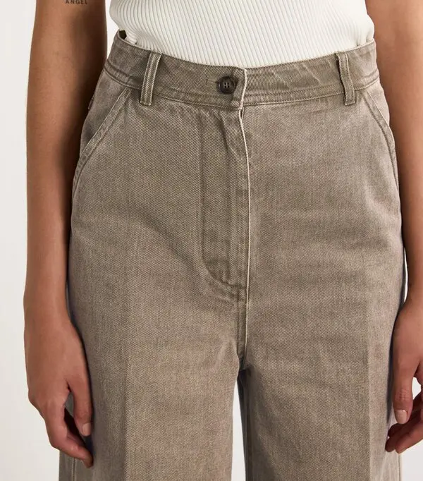 YVES SALOMON Wide-leg Jeans