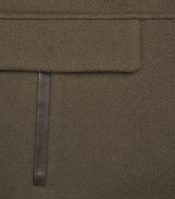 YVES SALOMON Wool-cashmere Structured Jacket