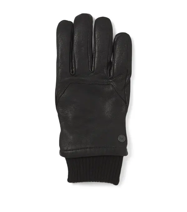 Canada Goose Leather Workman Gloves - Black