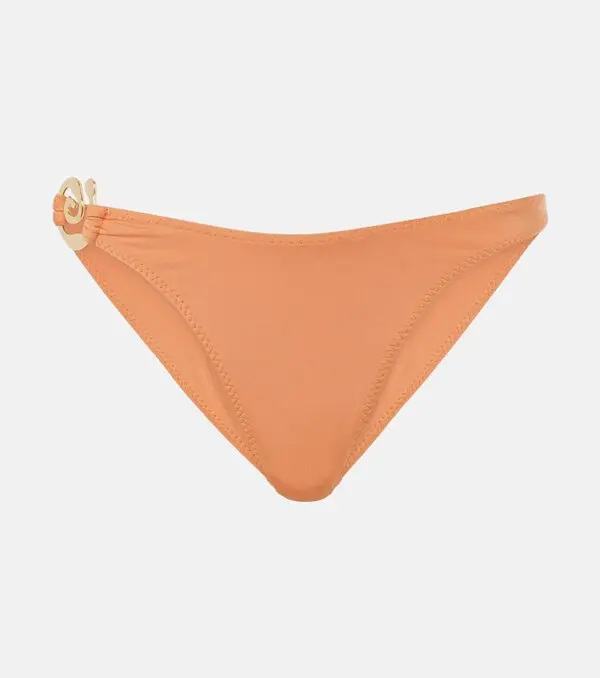 SAME Spiral Low-rise Bikini Bottom - Orange