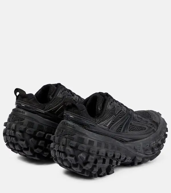 Balenciaga Bouncer Mesh Sneakers - Black