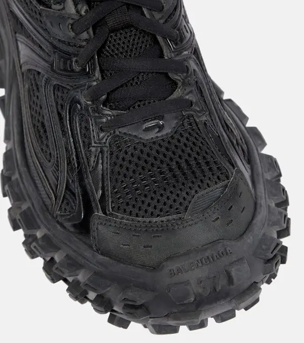 Balenciaga Bouncer Mesh Sneakers - Black