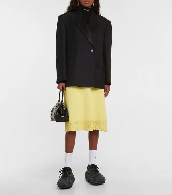 Balenciaga Bouncer Mesh Sneakers - Black